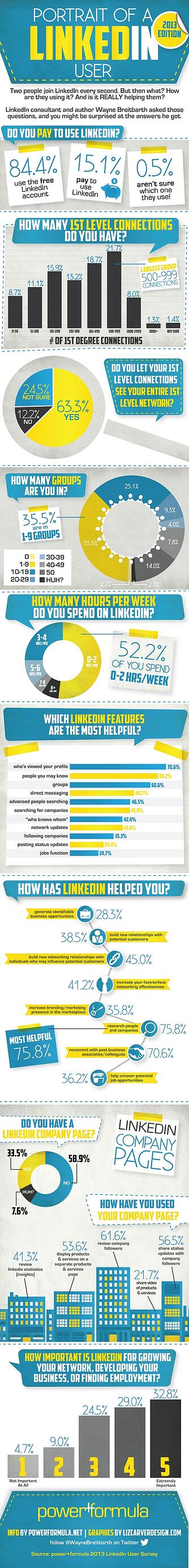 Linkedin Infographic Reveals the Truth of Who Uses it and How